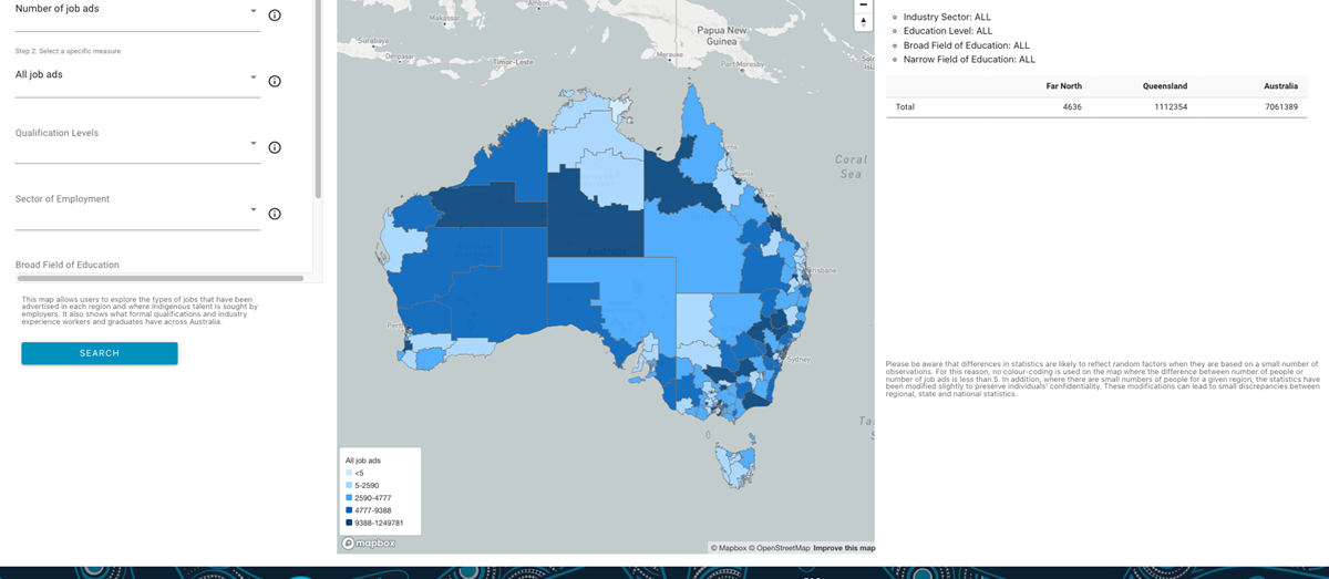 Indigenous Jobs Map - CSIRO