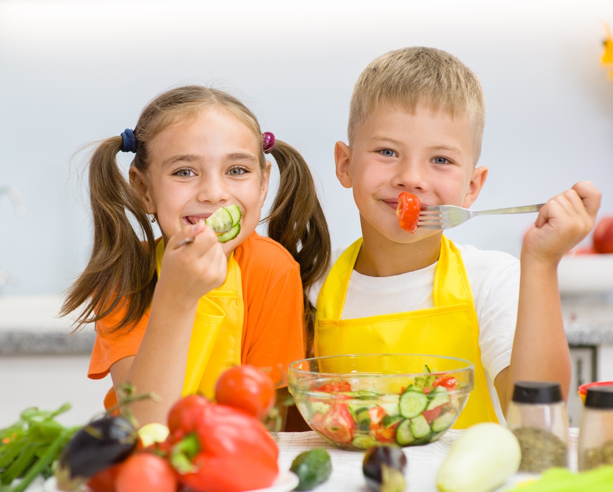 Kids Eating Vegetables