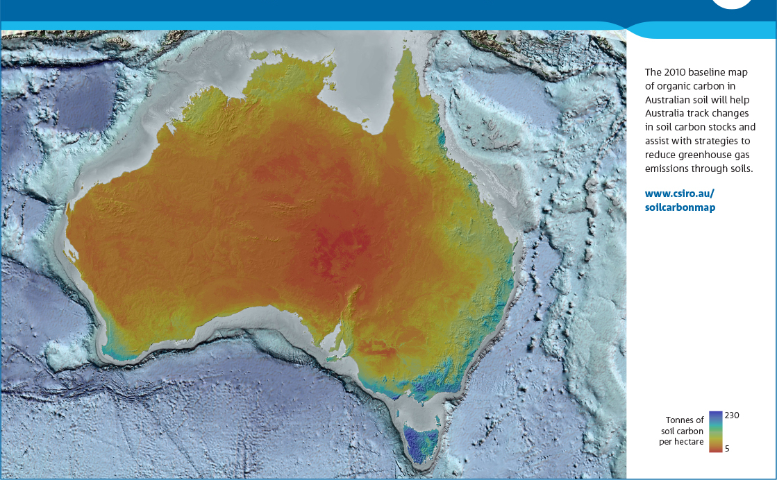 Australian soil carbon map sets a baseline for future gains - CSIRO