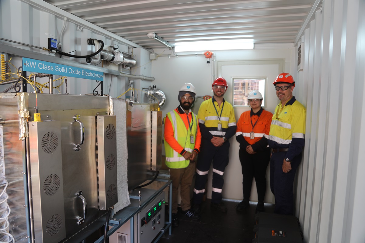 CSIRO electrolyser pilot demonstrates efficiency and durability at ...