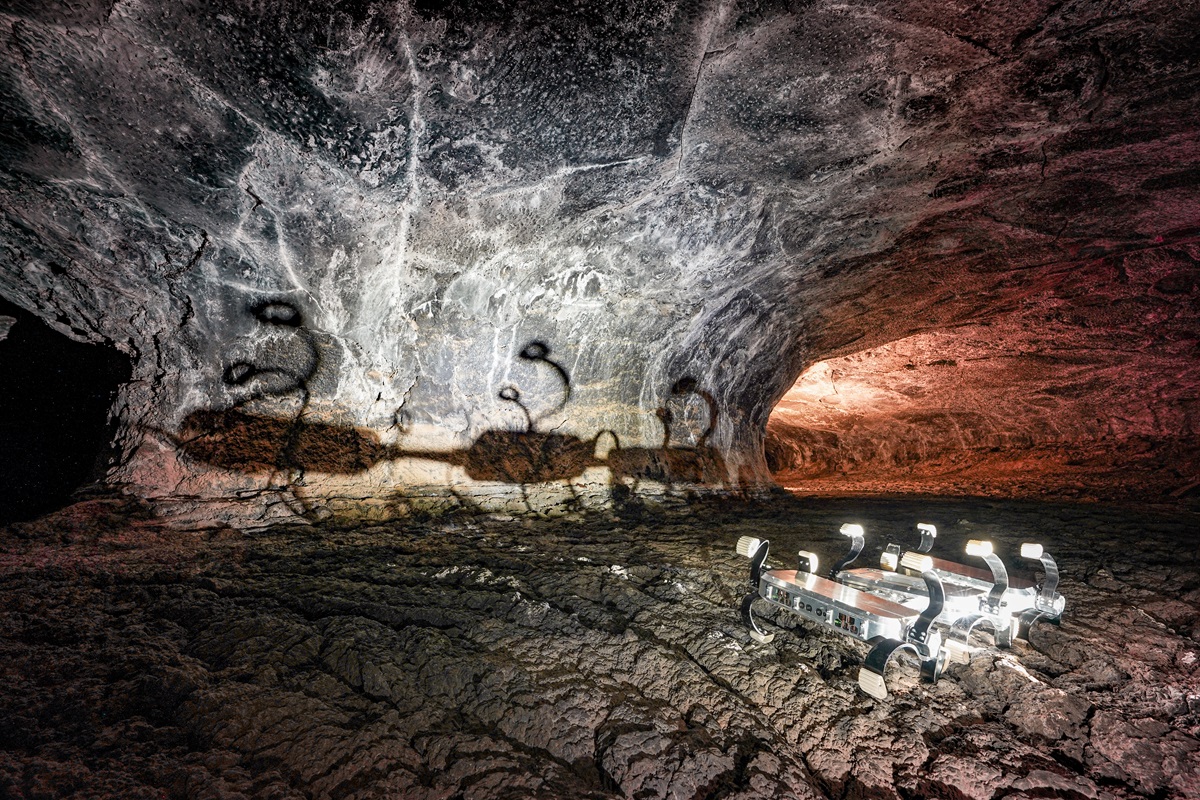 From Earth to space: Testing tech in lava tubes for future space ...